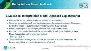 Explainability In Computer Vision A Machine Learning Engineers Overview A Presentation From