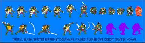 Slash Teenage Mutant Ninja Turtles 4 Turtles In Time Snes The