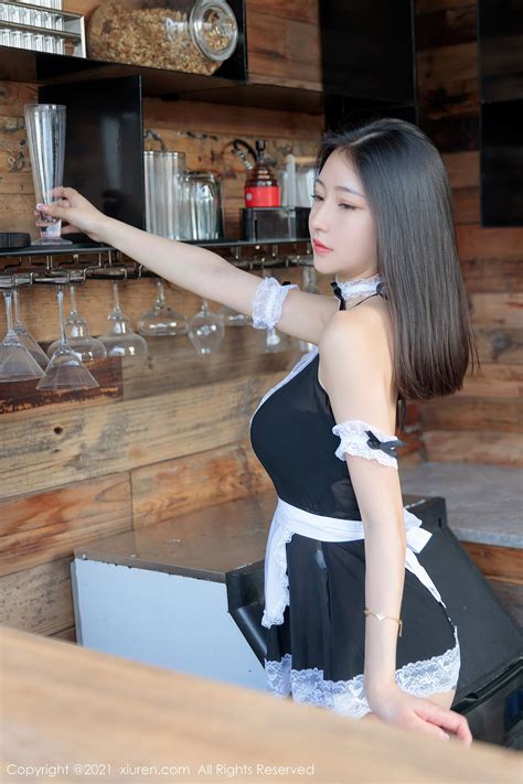Xiuren No3586 รุ่น Xiong Xiaonuo บ้านลูกไม้แม่บ้านธีมห้องส่วนตัวเปิด