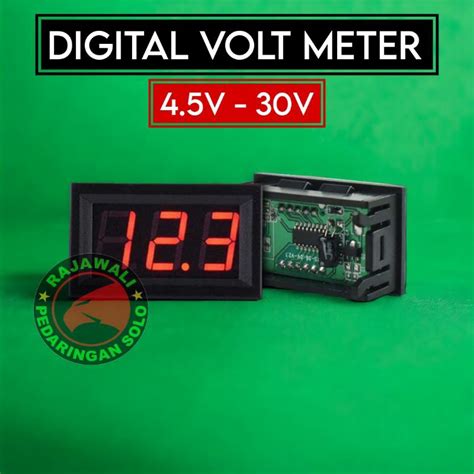Jual Voltmeter Dc Digital Pengukur Tegangan Dc Volt Meter Shopee Indonesia