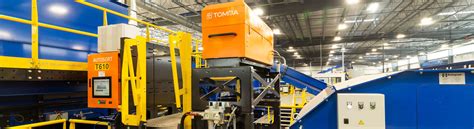 Optical Sorting Equipment TOMRA Auto Sort Recycling Equipment NIR Technology
