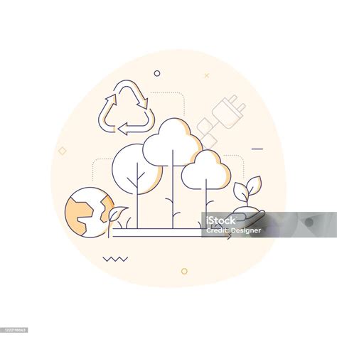 재활용 및 제로 폐기물 벡터 배너 디자인 개념 웹 사이트 프리젠 테이션 등에 대한 개요 선 아이콘 벡터 일러스트 템플릿 0명에 대한 스톡 벡터 아트 및 기타 이미지 Istock