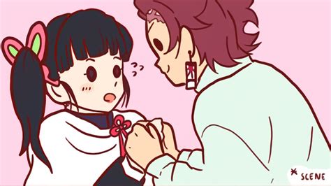 When Tanjiro Kanao Having Cute Moments Demon Slayer Comic Dub Youtube