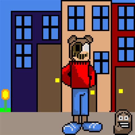 Twiddle Finger Pixel Art