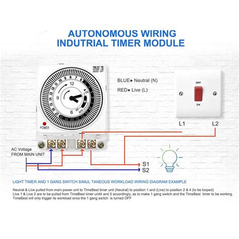 Timer Switch Wiring Diagram