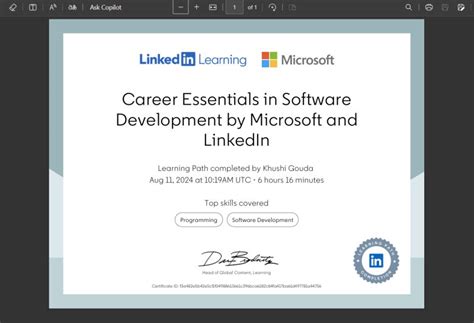 Linkedinlearning Microsoft Softwaredevelopment Professionalgrowth