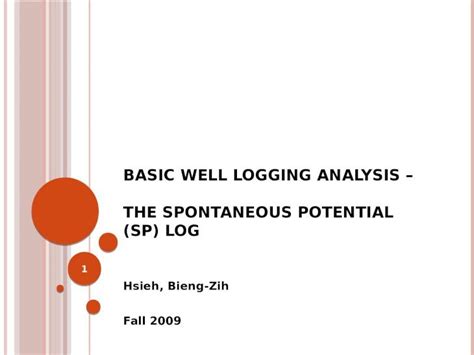 PPTX Basic Well Logging Analysis SP Log For Babe DOKUMEN TIPS