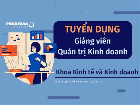 Tuyển dụng Giảng viên Quản trị Kinh doanh Khoa Kinh tế và Kinh doanh