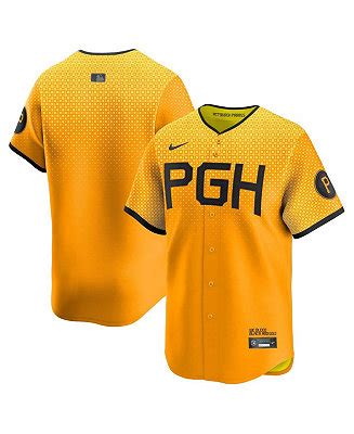 Nike Mens Gold Pittsburgh Pirates City Connect Limited Jersey Macys