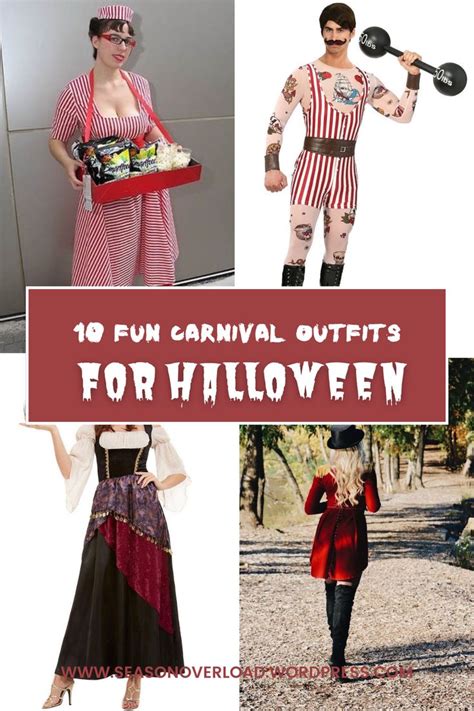 10 Carnival Halloween Costume Ideas Female Circus Costumes Diy