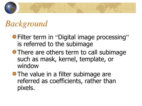 Ppt Spatial Filtering Powerpoint Presentation Free Download Id228794