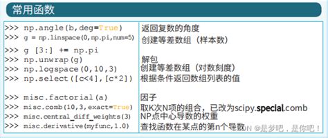 Python——scipy库python的scipy库 Csdn博客