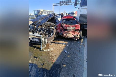 Массовая авария на Западном обходе