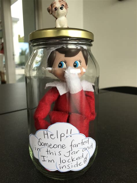 Elf On The Shelf In A Jar Fart At Owen Abraham Blog