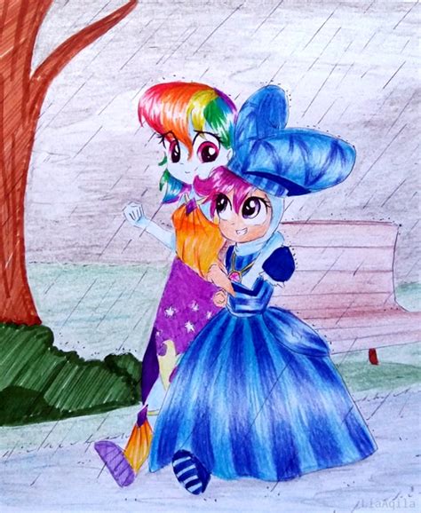 Scootaloo And Rainbow Dash Human