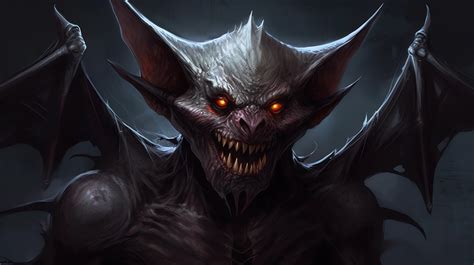 Gothic Bat Desktop Wallpaper Desktop Background Bat Monster Fantasy Etsy