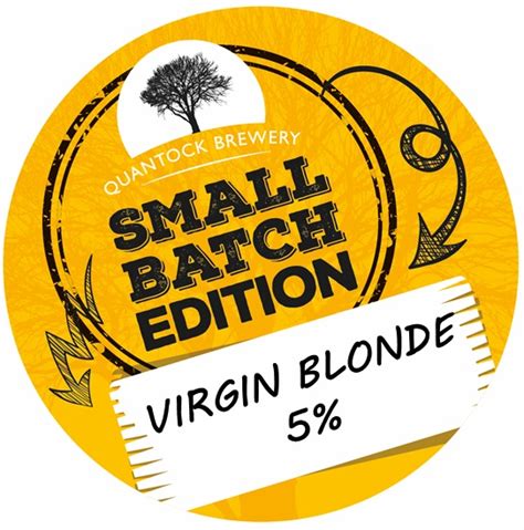 Virgin Blonde Quantock Brewery Untappd