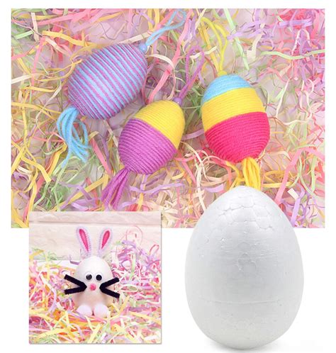 Xmas Polystyrene Styrofoam Foam Solid Egg Handmade Vicedeal