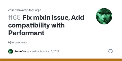 Fix Mixin Issue Add Compatibility With Performant Issue ZekerZhayard OptiForge GitHub