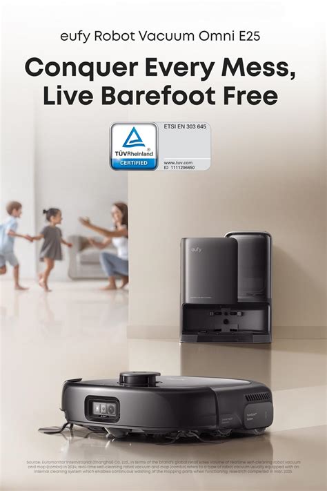 Eufy E25 Omni Robot Vacuum And Mop Combo Hydrojet System Dinomarket