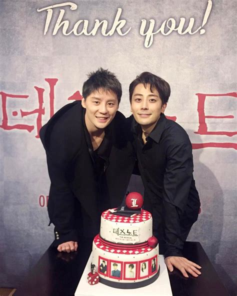 Other Sns 170111 Musical ‘death Note Kim Junsu And Han Jisang W Shippers