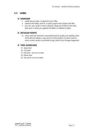 TFS Session 1 Version Control PDF
