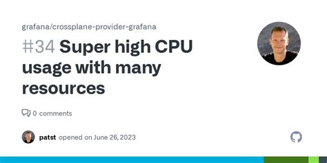 Super High Cpu Usage With Many Resources · Issue 34 · Grafanacrossplane Provider Grafana · Github