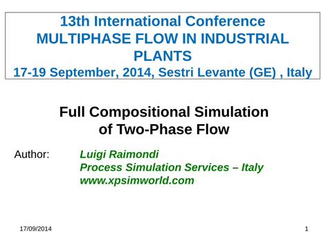 Pdf 13th International Conference Multiphase Flow In Dokumen Tips