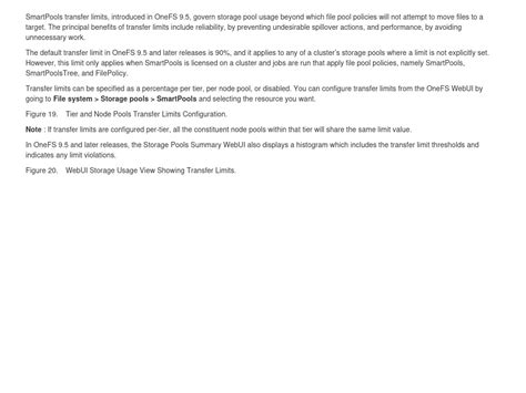 Transfer Limits Storage Tiering With Dell Powerscale Smartpools Dell Technologies Info Hub