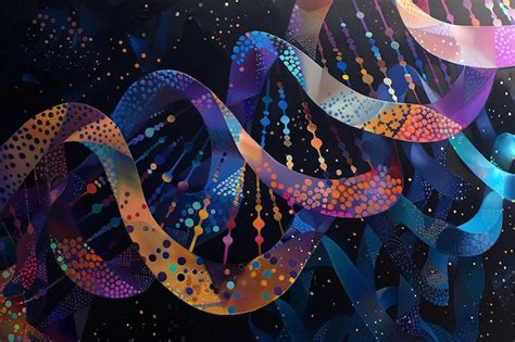 Premium Photo Craft A Visual Representation Of Genetic Elegance