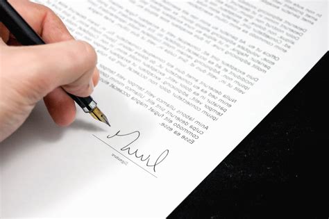 Free Picture Sign Agreement Business Businessman Document Signature Text Writing