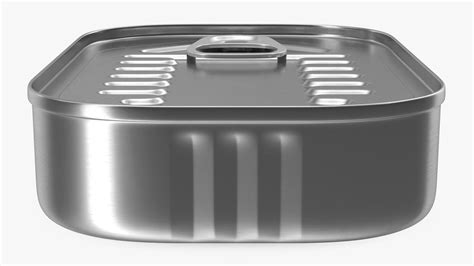 Rectangular Can With Pull Tab Lid 3d Model 29 3ds Blend C4d Fbx Max Ma Lxo Obj Free3d