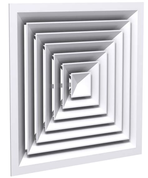 Smd Louvered Face Directional Diffuser Steel Buckley Associates