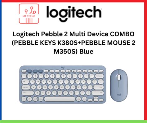 Logitech Pebble Multi Device Keyboard And Mouse Combo