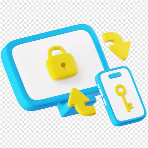 Two Factor Authentication 2fa Cybersecurity Technology Encryption Website 3d Icon Png