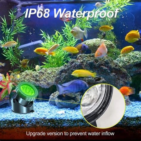 Solar Underwater Pool Lights 5 In 1 Rgb Led Spotlight Decoration Ip68