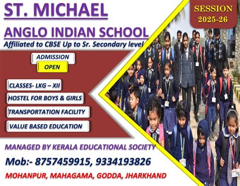 Stmichael Admission Open For 2025 26 Nursery To Two St Michael