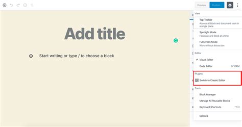 How To Disable Gutenberg Editor And Enable Classic Editor Webomnizz