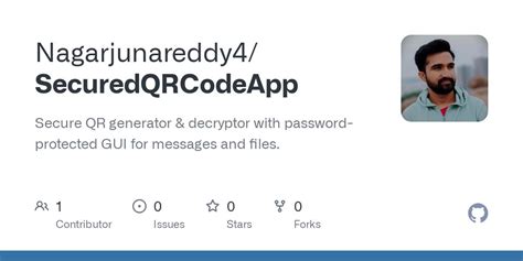 Github Nagarjunareddy4securedqrcodeapp Secure Qr Generator