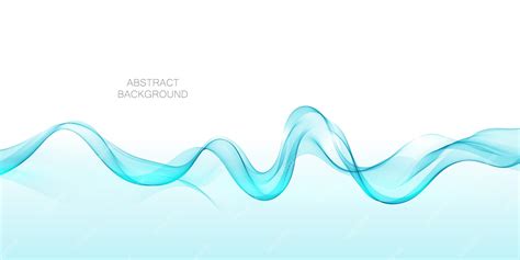Premium Vector Smooth Swirling Abstract Wave Element Wave Design