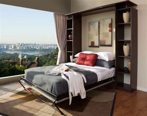 Queen Size Murphy Bed Ikea Bed With Built In Closet