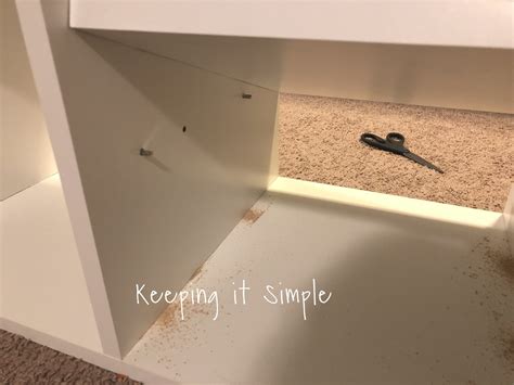 DIY Cube Organizer Shelf IKEA Kallax Knock Off Keeping It Simple