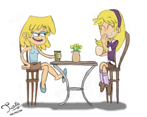 Lori Loud And Carol Pingrey In The Coffee Break By Tatunova On Deviantart