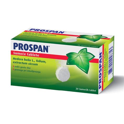 Prospan šumeče Tablete 20 Tablet