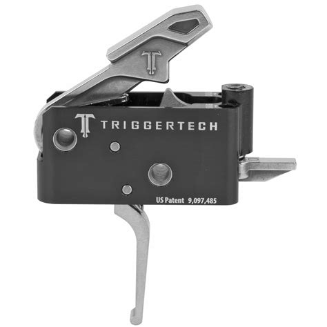 TriggerTech AR Adaptable Trigger Flat Stainless