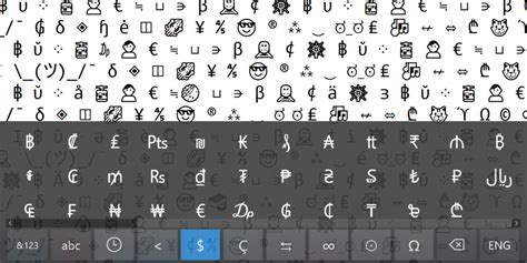 Symbol Letter Keyboard
