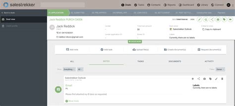 Email Integration Salestrekker Let Your Crm Do The Work