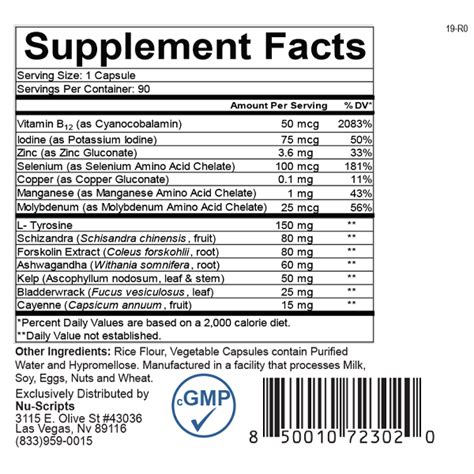 Thyroid Assist™ Nu Scripts
