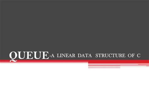 PPT QUEUE PowerPoint Presentation Free Download ID 2577299