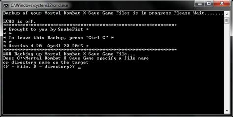 Steam Community Guide Mortal Kombat Save Game Backup How To